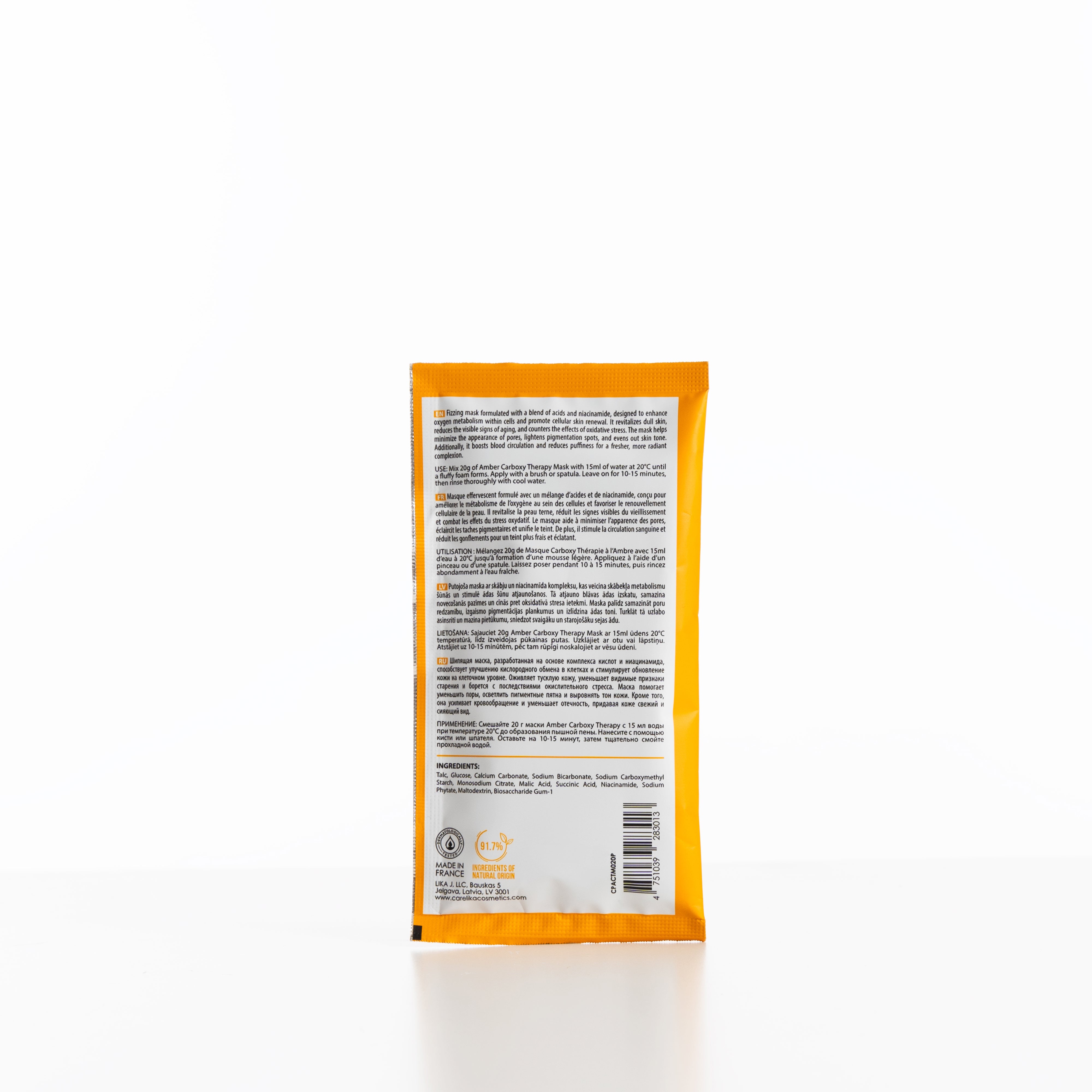 Amber Carboxy Therapy Mask