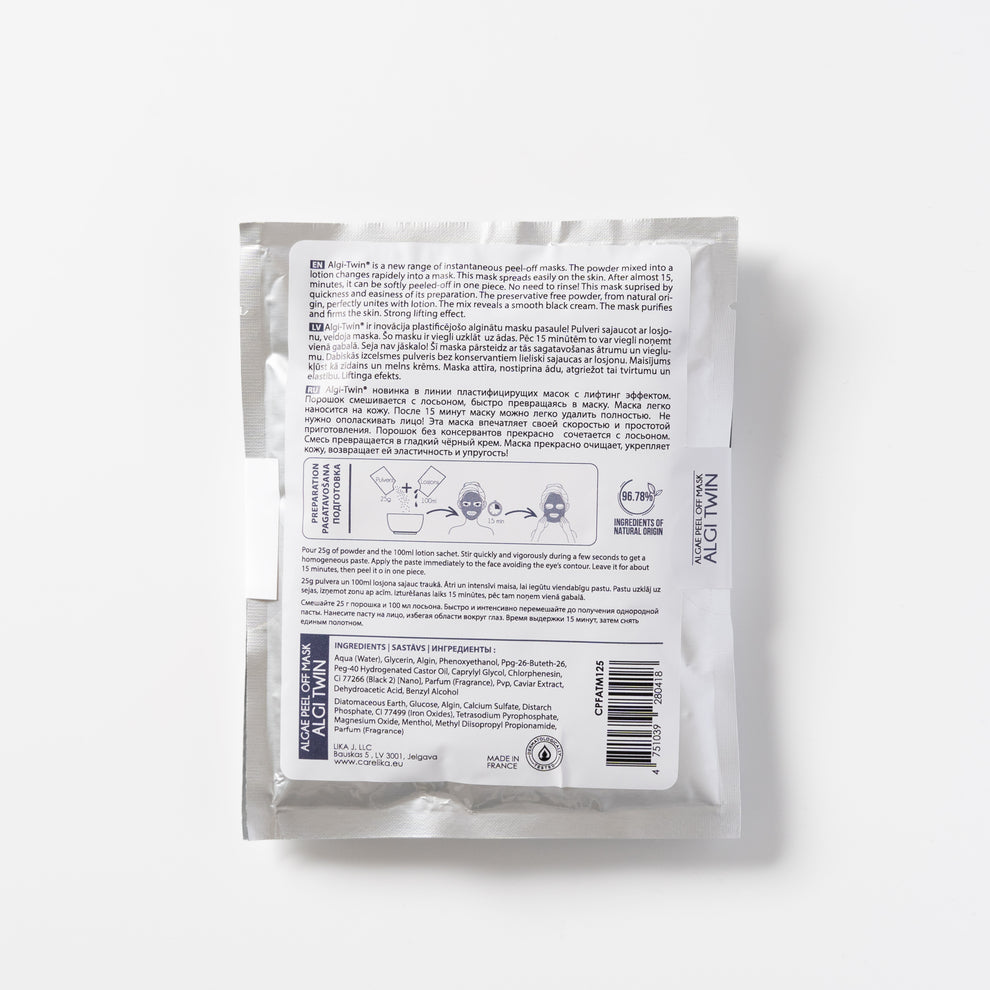 Algae Peel Off Firming Algi-Twin Mask | CarelikaCosmetics