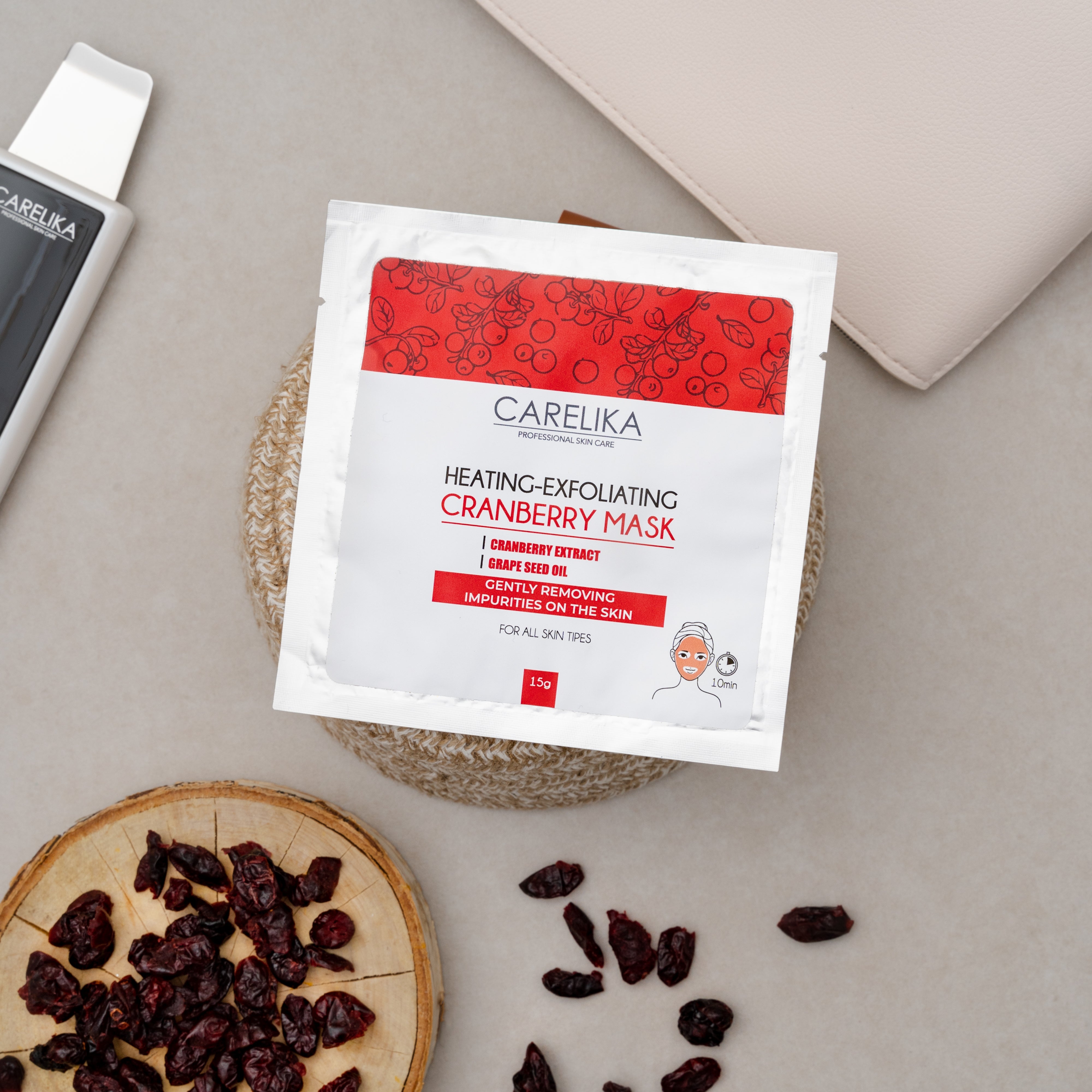 Heating-Exfoliating Cranberry Mask | CarelikaCosmetics